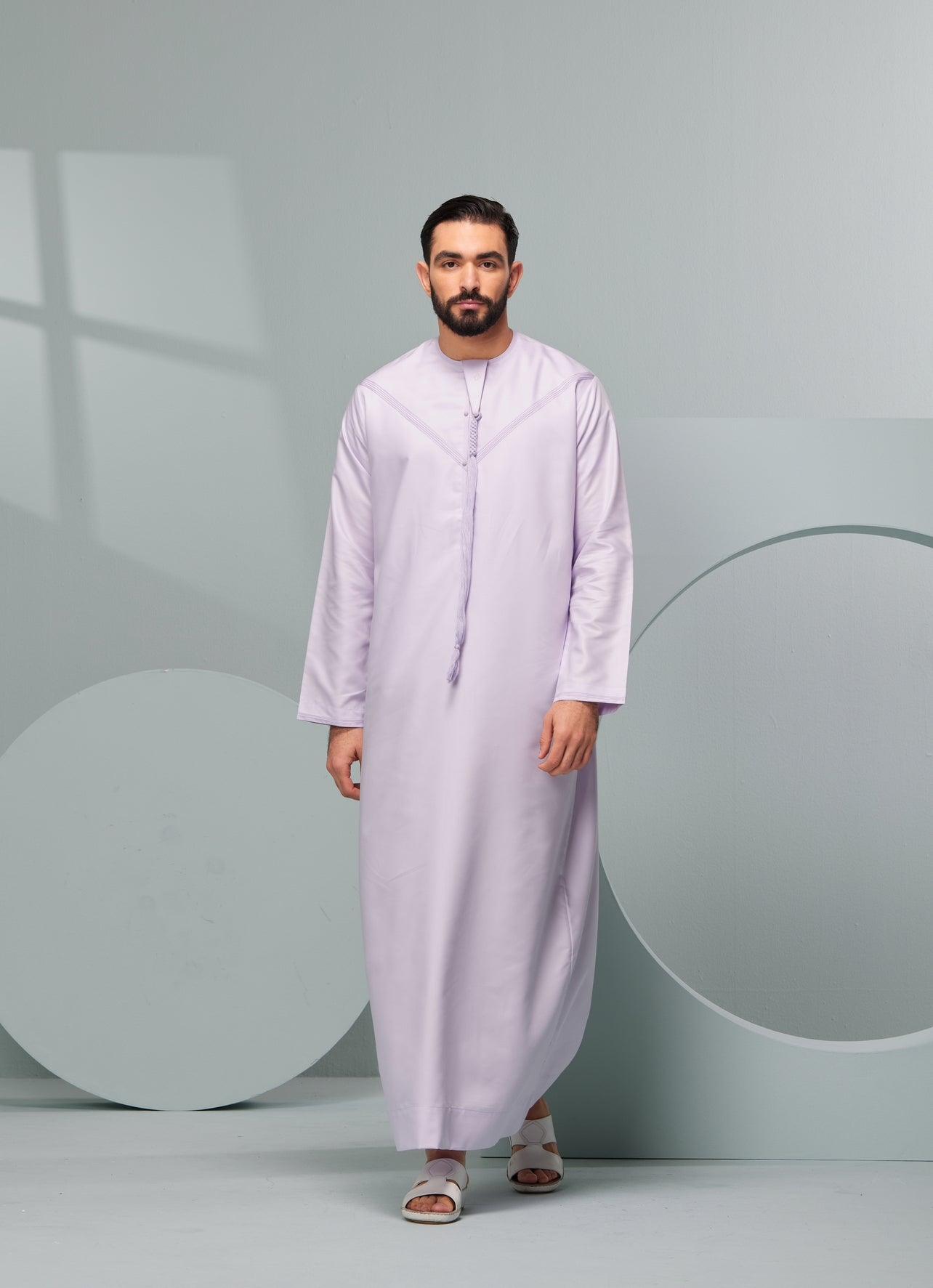Emaar Thobe in Lavender by Thobeluxe Premium Thobes